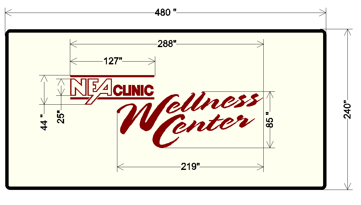 Custom Made Approved Artwork / Logo Design Layout - NEA-STEN