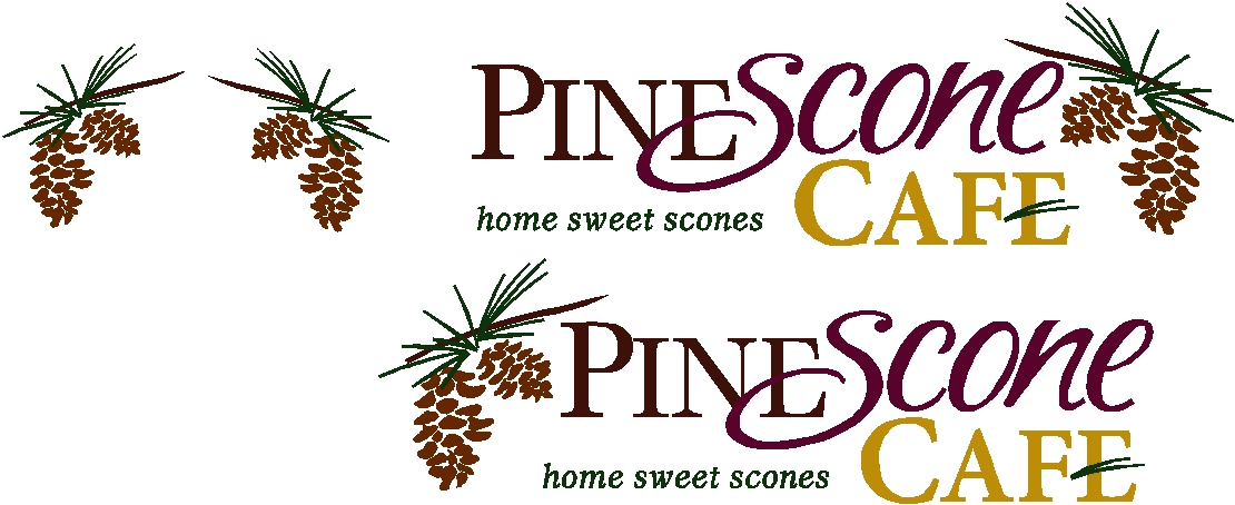 Custom Made Approved Artwork / Logo Design Layout - Pine-scone-Glass-Decals
