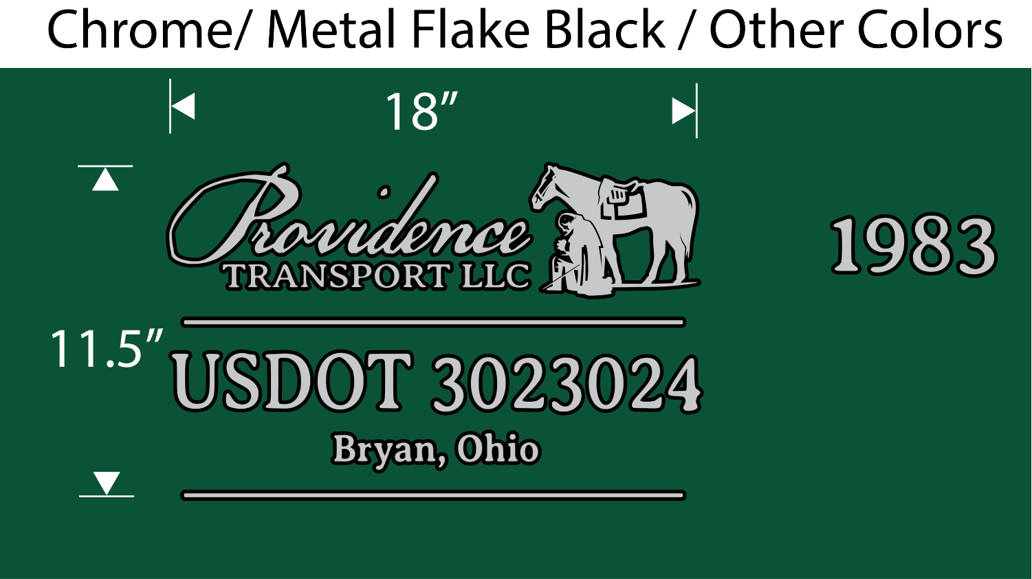 Custom Made Approved Artwork / Logo Design Layout - providence-transport