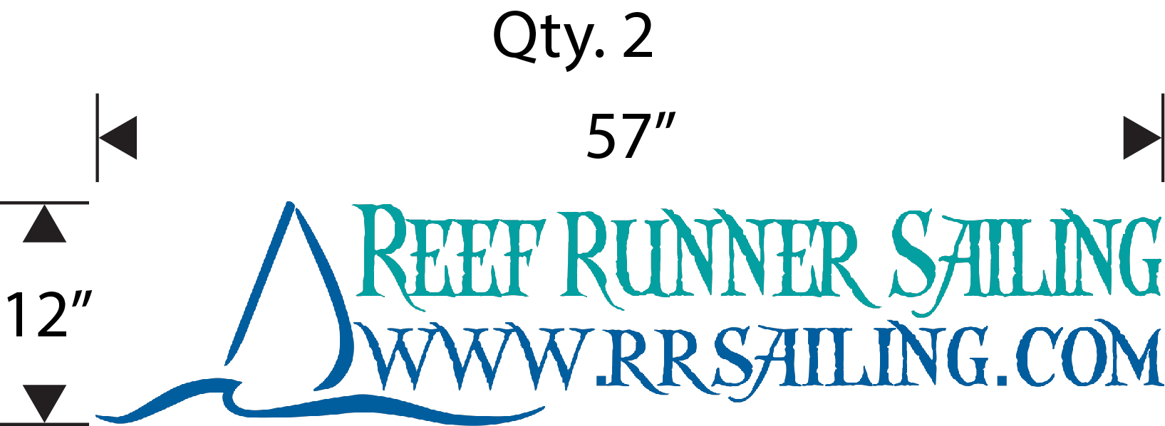 Custom Made Approved Artwork / Logo Design Layout - reefrunner-boat-decals