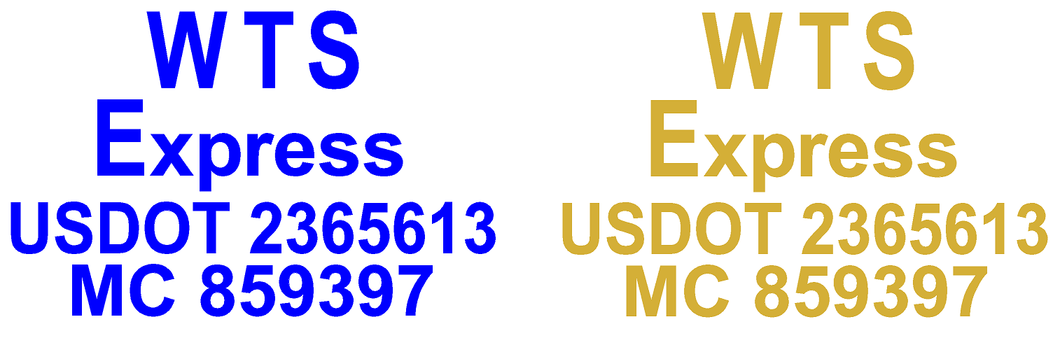 Custom Made Approved Artwork / Logo Design Layout - wts_express_truck ...